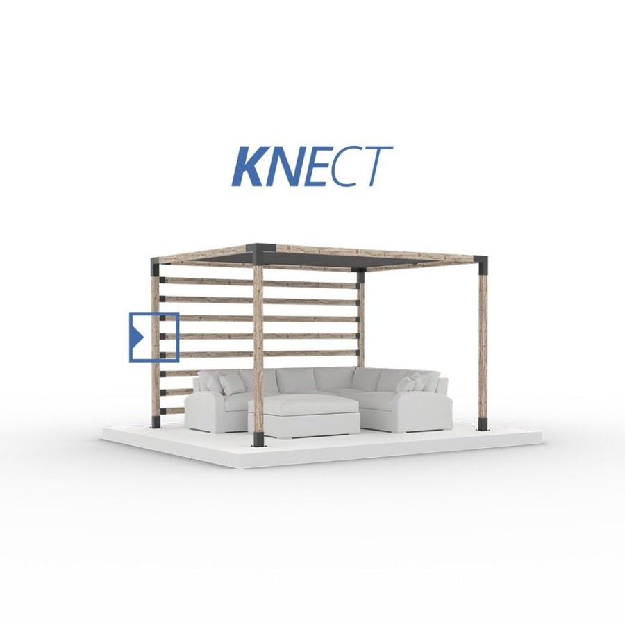 KNECT Pergola Post Wall and Railing Bracket | Toja Grid – Toja USA